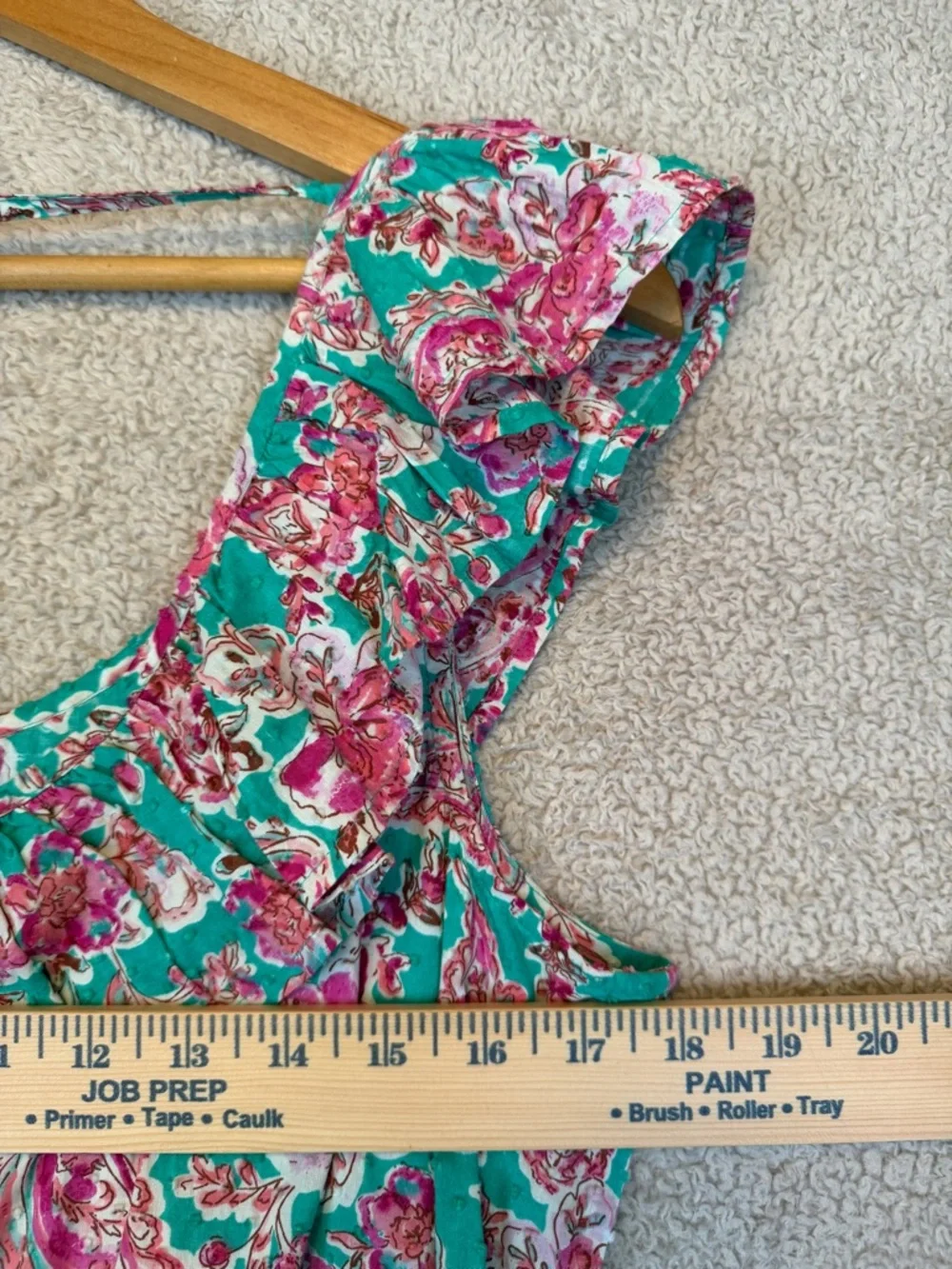 J. Crew | Dresses | Jcrew Floral Ruffle Strap Midi Maxi Pocket Dress ...